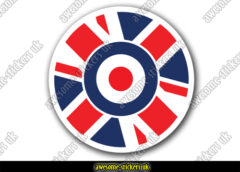 MOD RAF roundel retro moped / scooter stickers