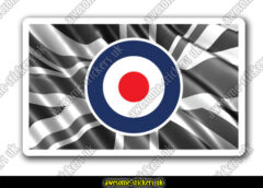 MOD RAF roundel retro moped / scooter stickers