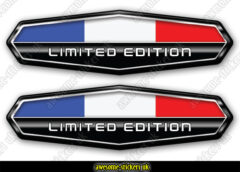 001 - French Flag stickers - Awesome Stickers UK