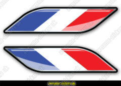 001 - French Flag stickers - Awesome Stickers UK
