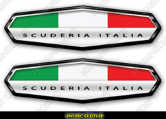 023 - Italian Flag stickers - Awesome Stickers UK