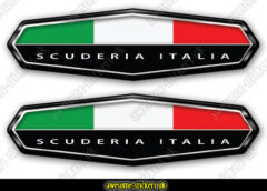 020 - Italian Flag stickers - Awesome Stickers UK
