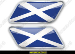 002 - Scotland flag sticker (Saltire) - Awesome Stickers UK