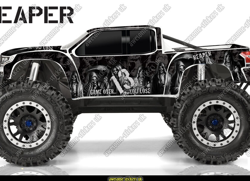 Traxxas XMAXX stickers :: Pro-line Brute :: 004 REAPER