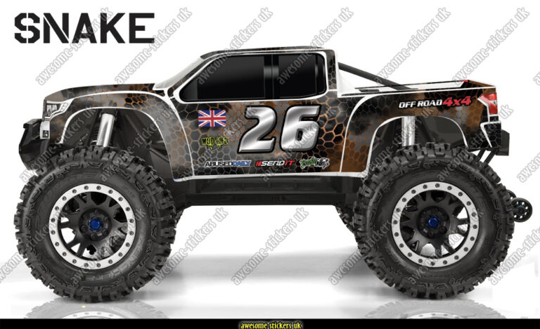 Traxxas XMAXX stickers :: Pro-line Brute :: 010 SNAKESKIN