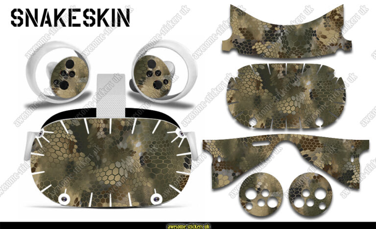 Meta Quest 2 - vinyl sticker wrap 026 - SNAKESKIN (Oculus) - Awesome ...
