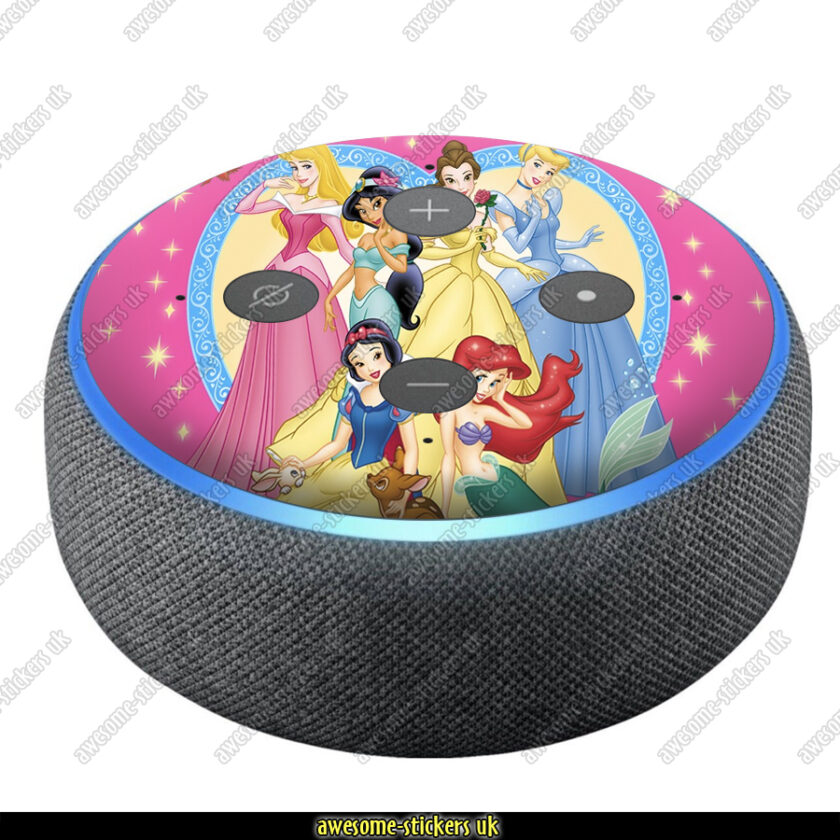 Amazon Echo Dot 3 stickers skins 036 - PRINCESSES - Awesome Stickers UK