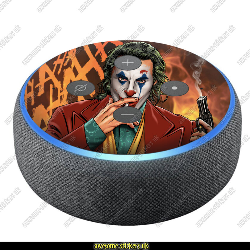 Amazon Echo Dot 3 stickers skins 038 - JOKER - Awesome Stickers UK