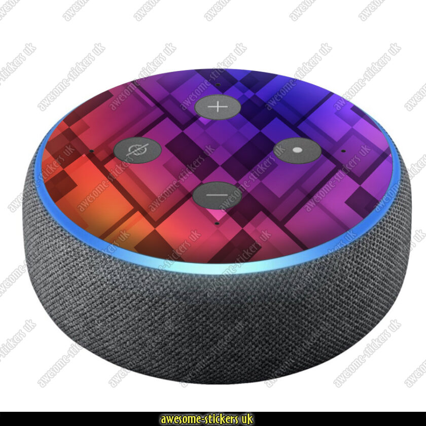 Amazon Echo Dot 3 stickers skins 041 ABSTRACT - Awesome Stickers UK