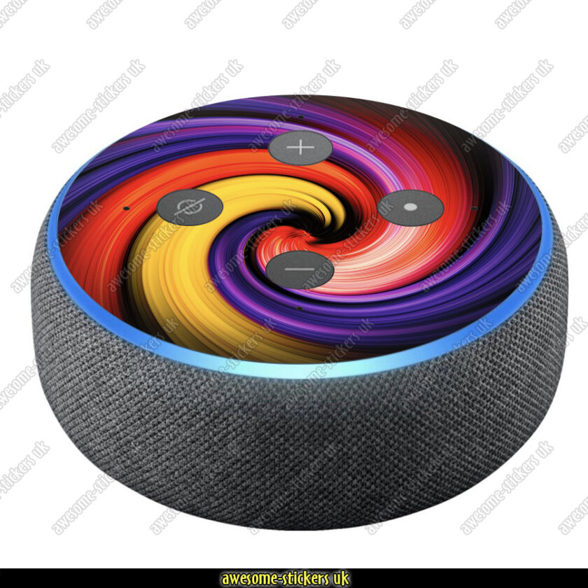 Amazon Echo Dot 3 stickers skins 043 - ABSTRACT - Awesome Stickers UK