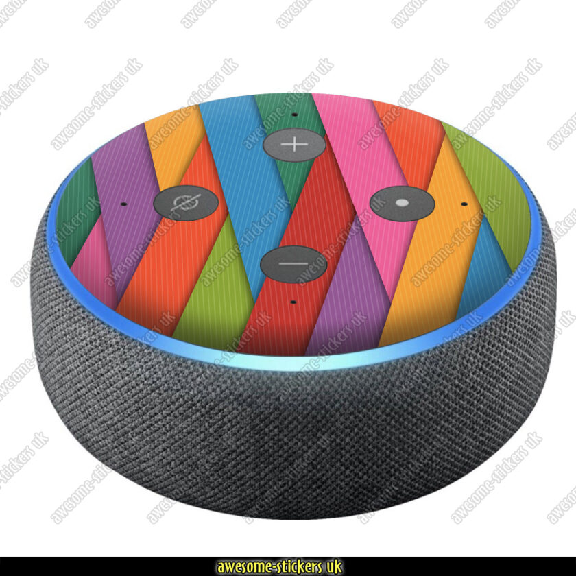 Amazon Echo Dot 3 stickers skins 044 - ABSTRACT - Awesome Stickers UK
