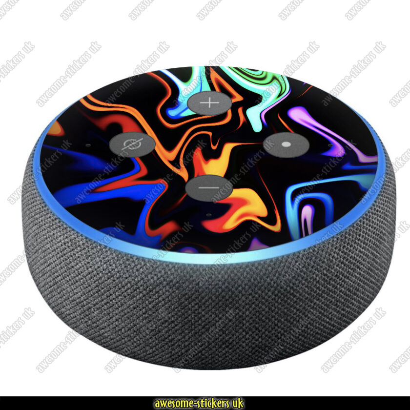Amazon Echo Dot 3 stickers skins 046 - ABSTRACT - Awesome Stickers UK
