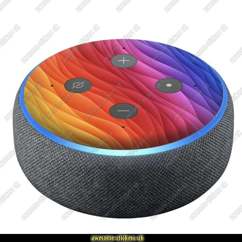 Amazon Echo Dot 3 stickers skins 047 - ABSTRACT - Awesome Stickers UK