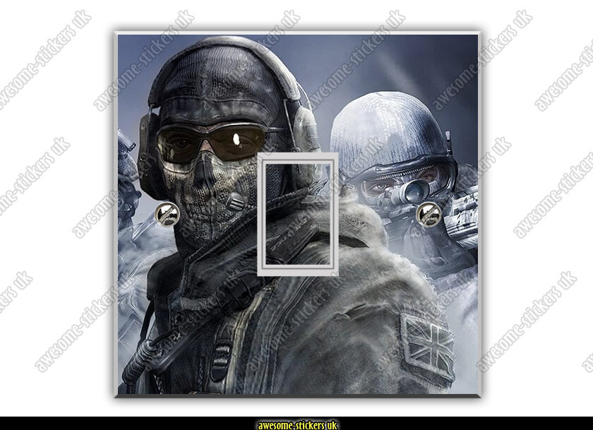 Light switch sticker 002 - COD - Awesome Stickers UK