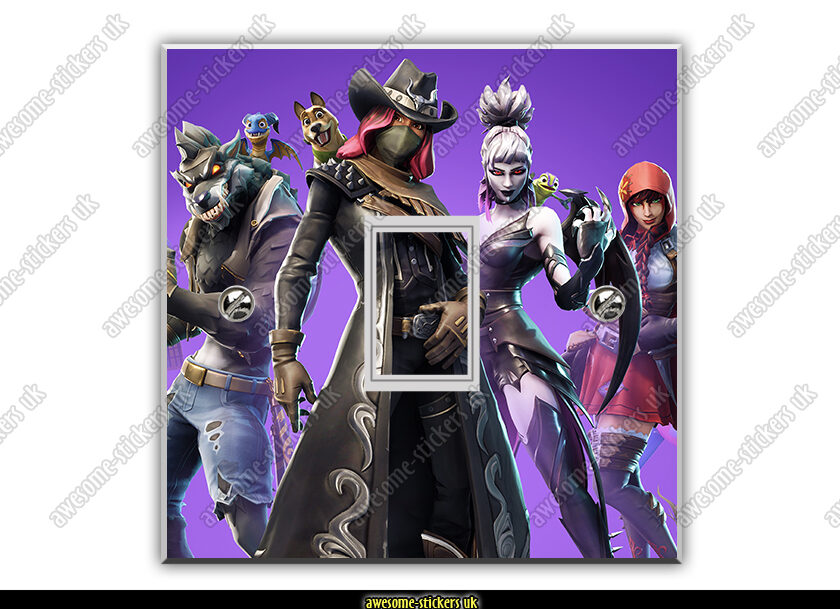 Light switch sticker 005 - FORTNITE - Awesome Stickers UK