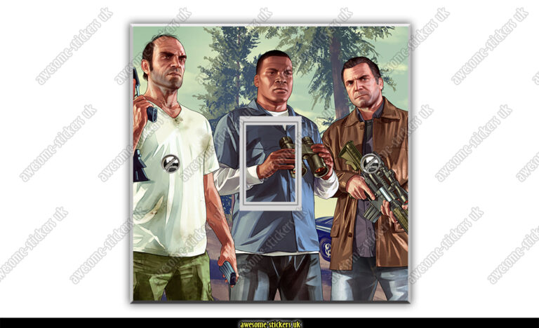 Light switch sticker 007 - GTA - Awesome Stickers UK
