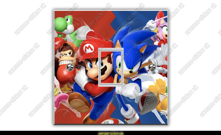 Light switch sticker 012- MARIO - Awesome Stickers UK