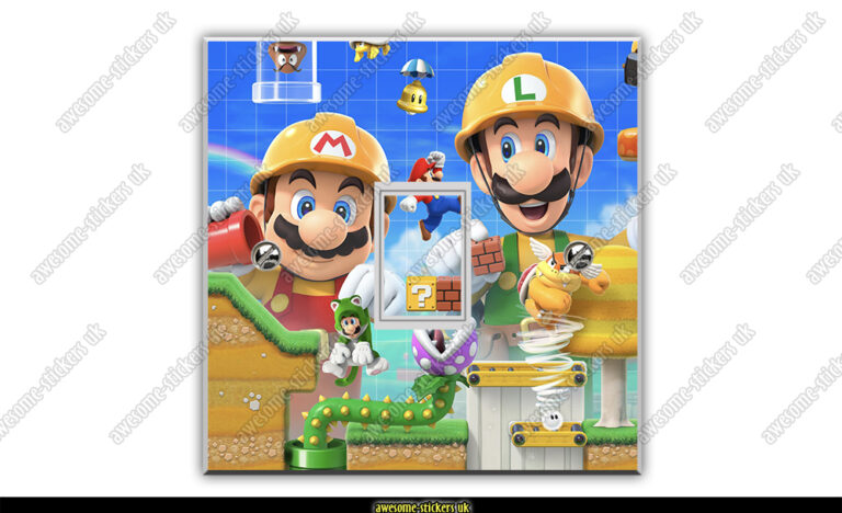Light switch sticker 014- MARIO - Awesome Stickers UK