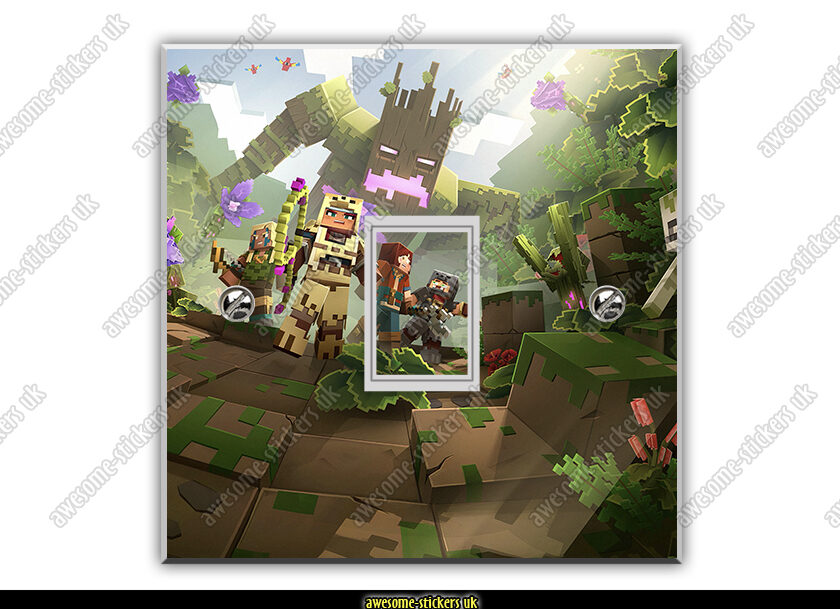 Light switch sticker 017 - MINECRAFT - Awesome Stickers UK