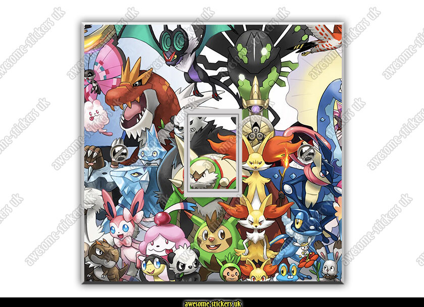 Light switch sticker 022 - POKEMON - Awesome Stickers UK