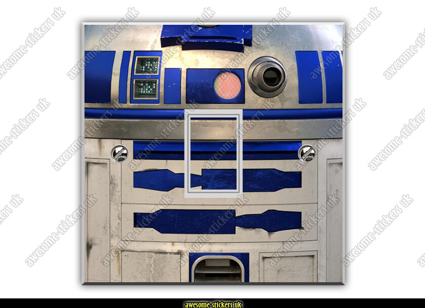 Light switch sticker 027 - R2-D2 - Awesome Stickers UK