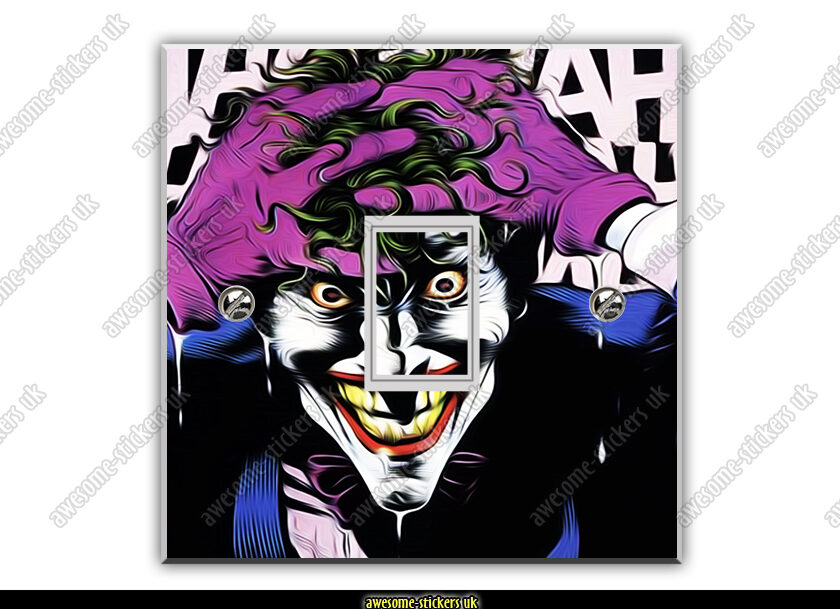 Light switch sticker 045- JOKER - Awesome Stickers UK