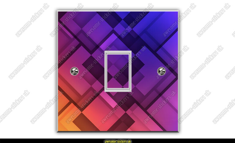 Light switch sticker 063 - ABSTRACT - Awesome Stickers UK