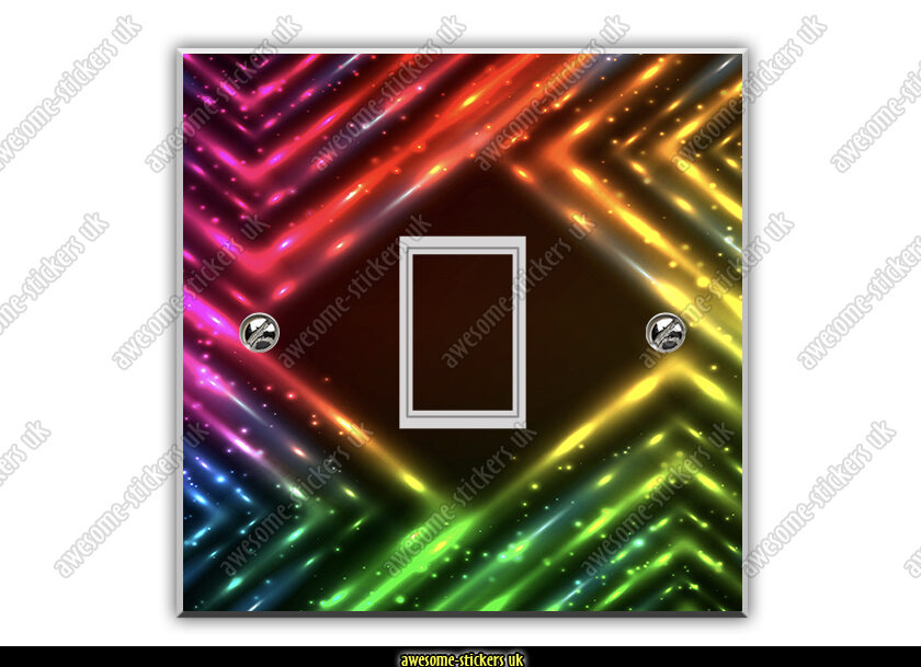 Light switch sticker 064 - ABSTRACT - Awesome Stickers UK