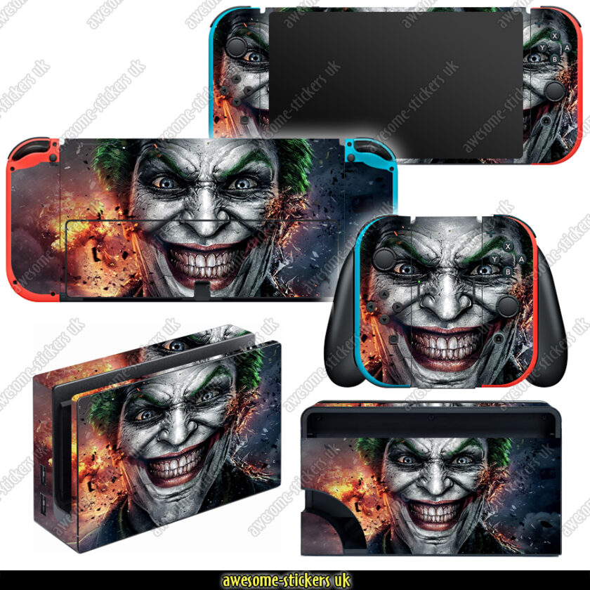 Nintendo Switch OLED skins 038 - JOKER - Awesome Stickers UK