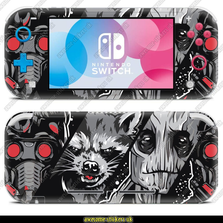 Nintendo Switch LITE skins 103 - GUARDIANS - Awesome Stickers UK
