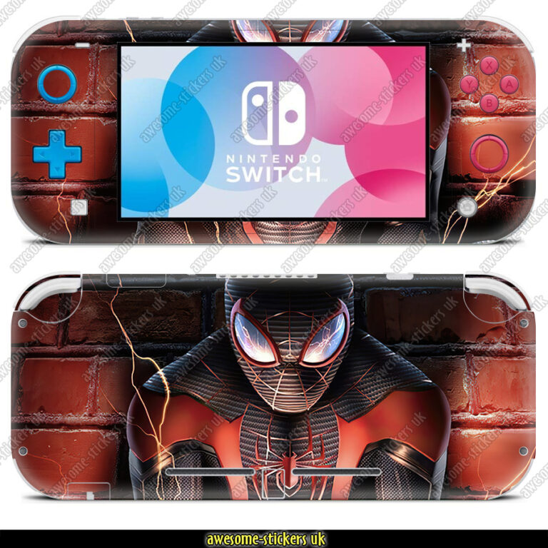 Nintendo Switch LITE skins 105 - SPIDERMAN - Awesome Stickers UK