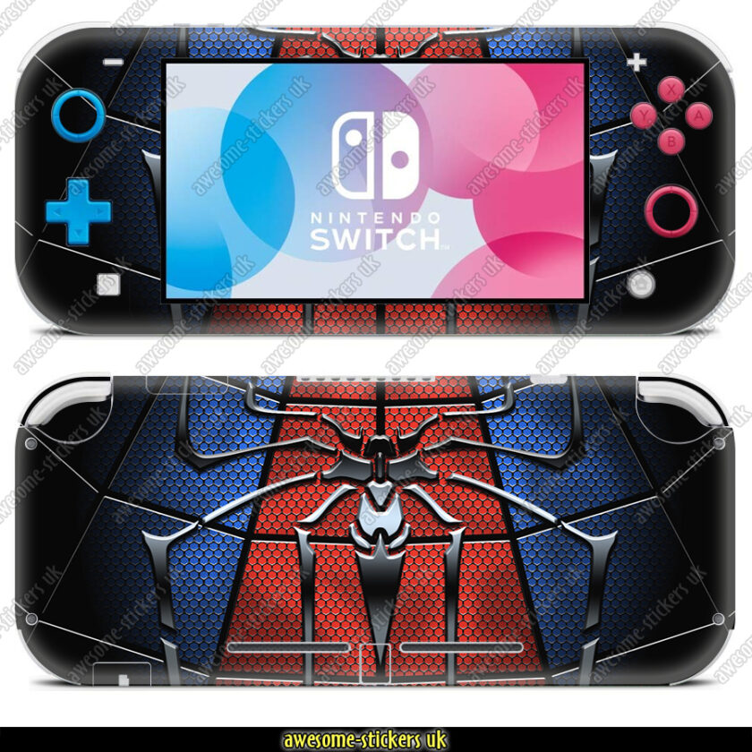 Nintendo Switch LITE skins 106 - SPIDERMAN - Awesome Stickers UK