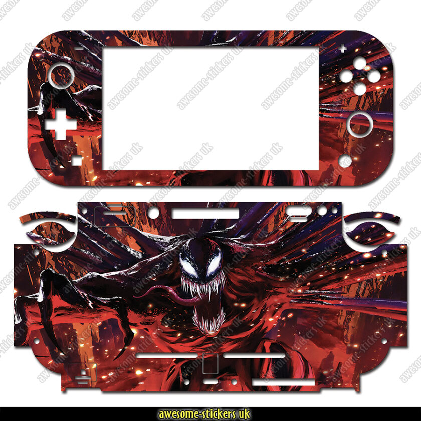 Nintendo Switch LITE skins 110 - VENOM - Awesome Stickers UK