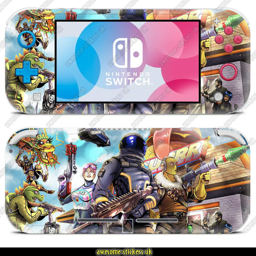 Nintendo Switch LITE skins 204 - FORTNITE - Awesome Stickers UK