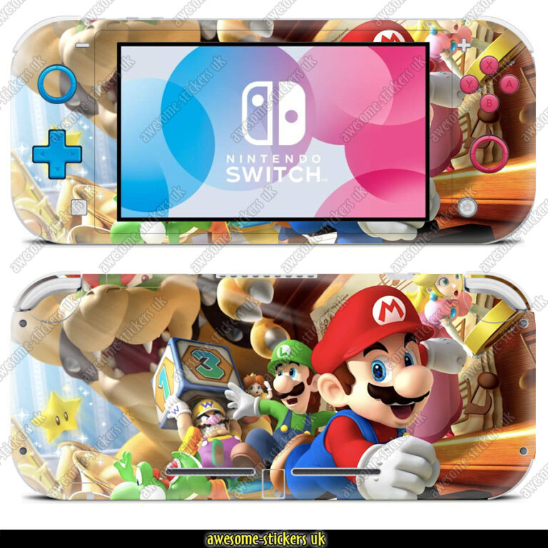Nintendo Switch LITE skins 205 - MARIO - Awesome Stickers UK