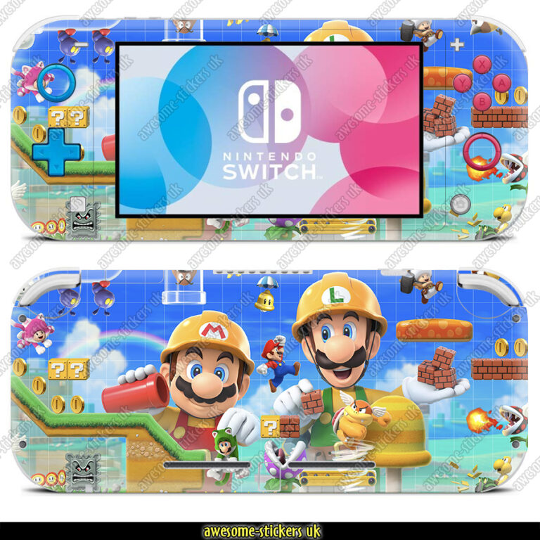 Nintendo Switch LITE skins 208 - MARIO - Awesome Stickers UK