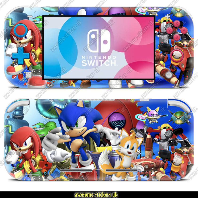 Nintendo Switch LITE skins 210 - SONIC - Awesome Stickers UK