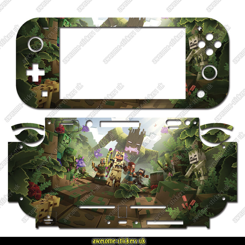 Nintendo Switch LITE skins 212 - MINECRAFT - Awesome Stickers UK