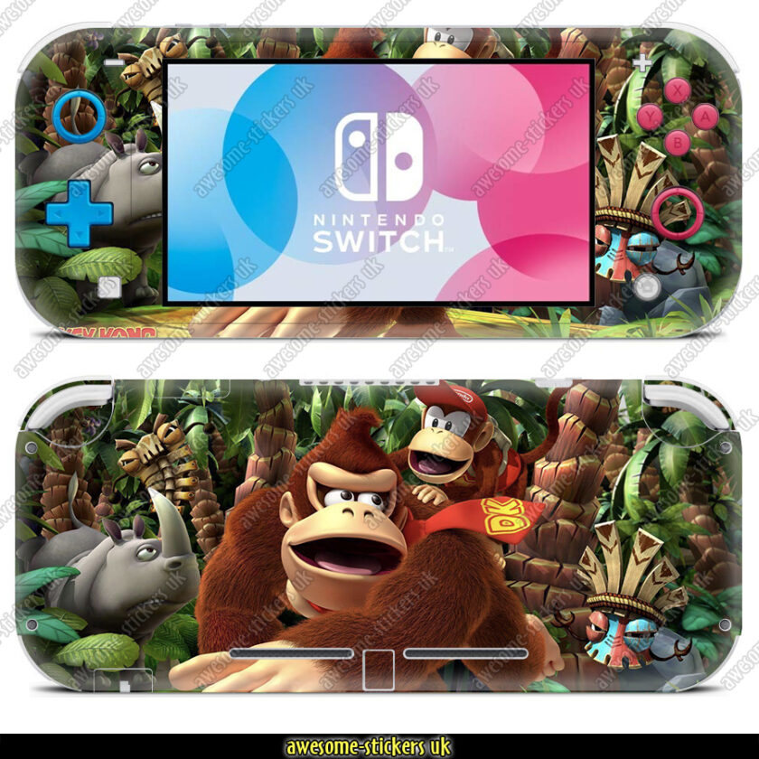 Nintendo Switch LITE skins 215 - DONKEY KONG - Awesome Stickers UK