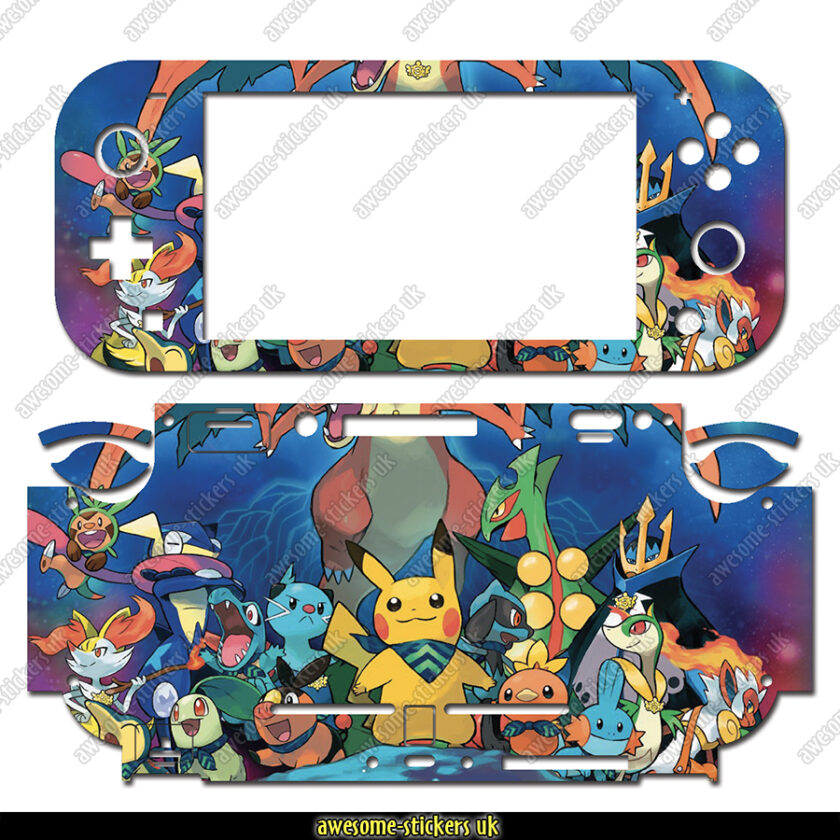 Nintendo Switch LITE skins 226 - POKEMON - Awesome Stickers UK