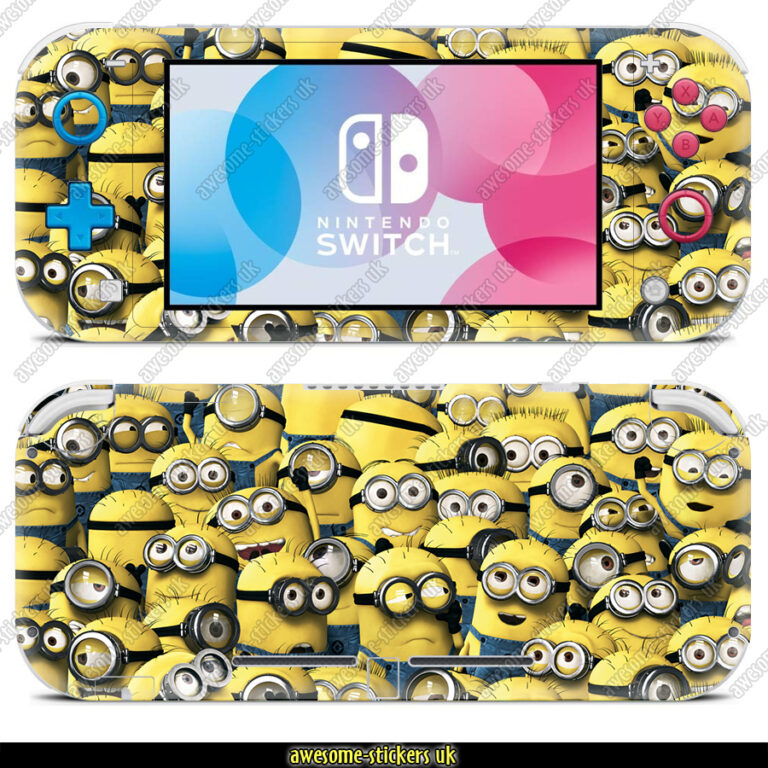Nintendo Switch LITE skins 228 - MINIONS - Awesome Stickers UK
