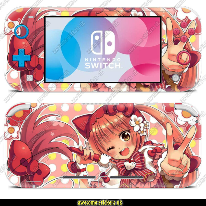 Nintendo Switch LITE skins 406 - ANIME GIRL
