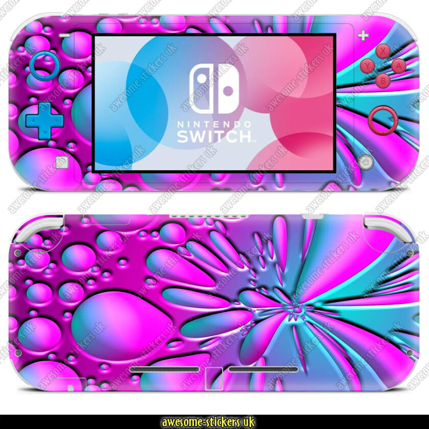 Nintendo Switch LITE skins 504 - PINK ABSTRACT