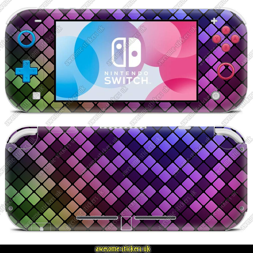 Nintendo Switch LITE skins 505 - DIGITAL ABSTRACT