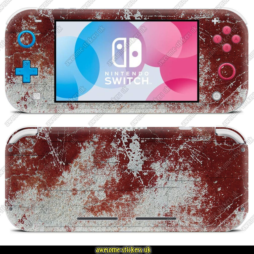 Nintendo Switch LITE skins 509 - GRUNGE BLOOD