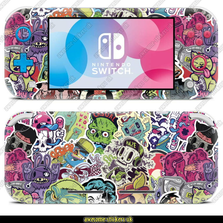 Nintendo Switch LITE stickers 601 - MONSTERBOMB