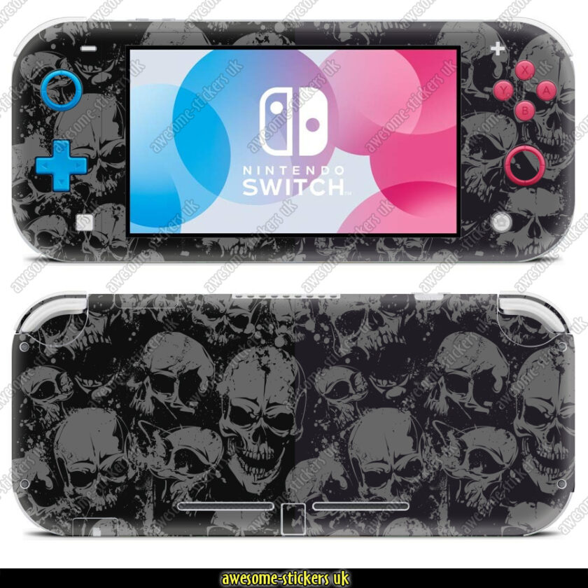 Nintendo Switch LITE stickers 605 - SKULL STICKERBOMB