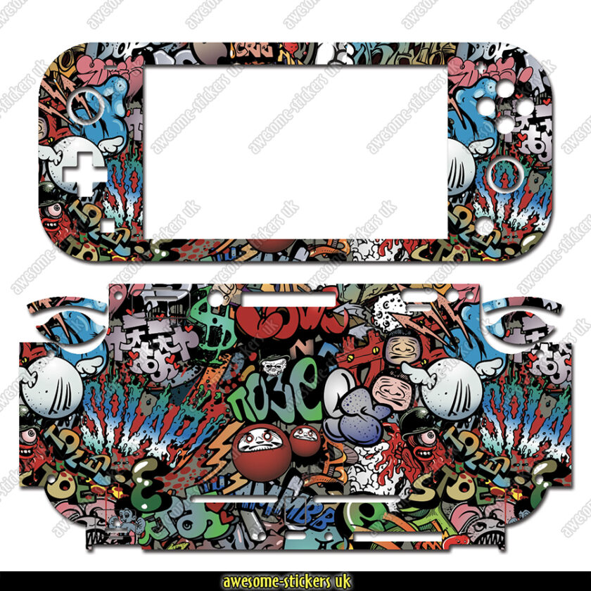 Nintendo Switch LITE stickers 607 - GRAFFITI