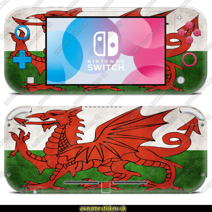 Nintendo Switch LITE wraps 711 - WELSH FLAG