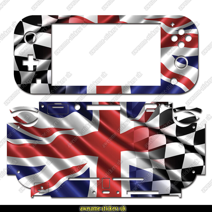 Nintendo Switch LITE wraps 737 - UNION JACK CHEQUER